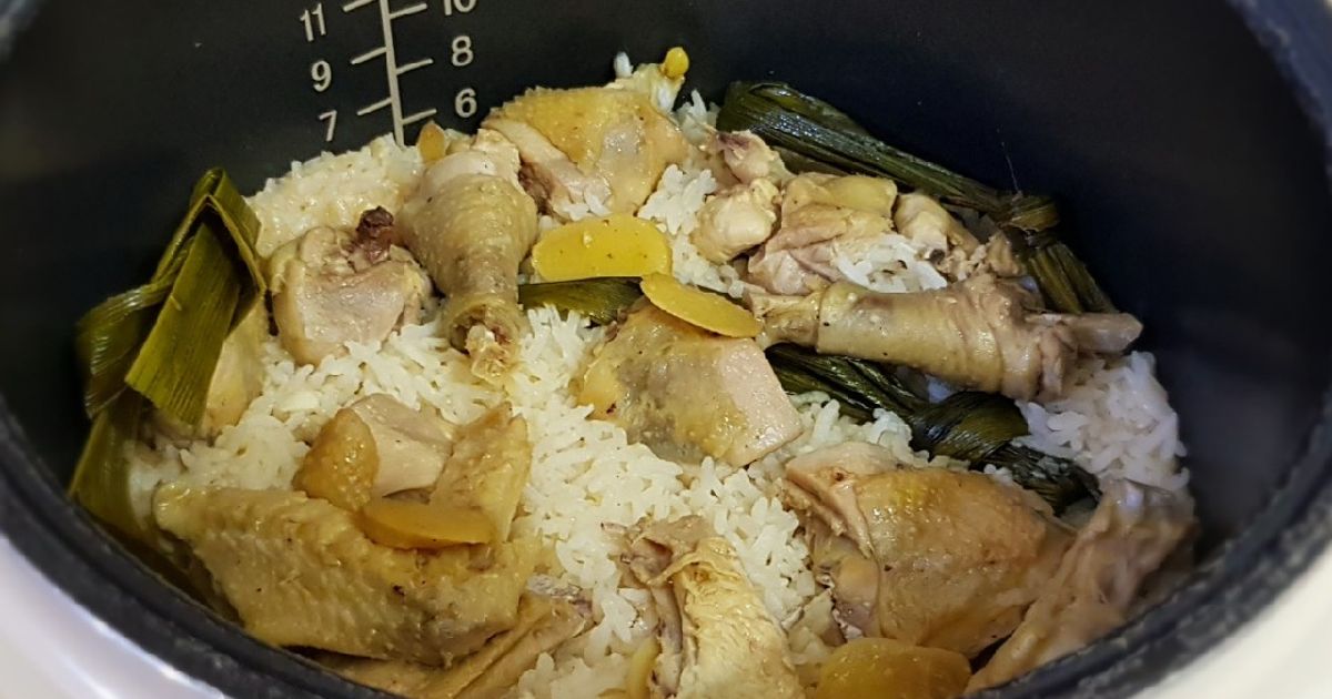 Resep Nasi Ayam Rice Cooker oleh Doris Sjafei - Cookpad