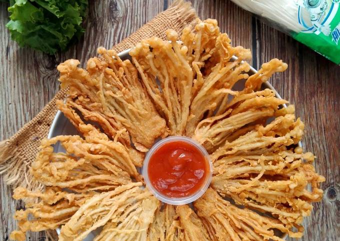 Resep Jamur Enoki Crispy oleh Ummu Khal Kitchen - Cookpad