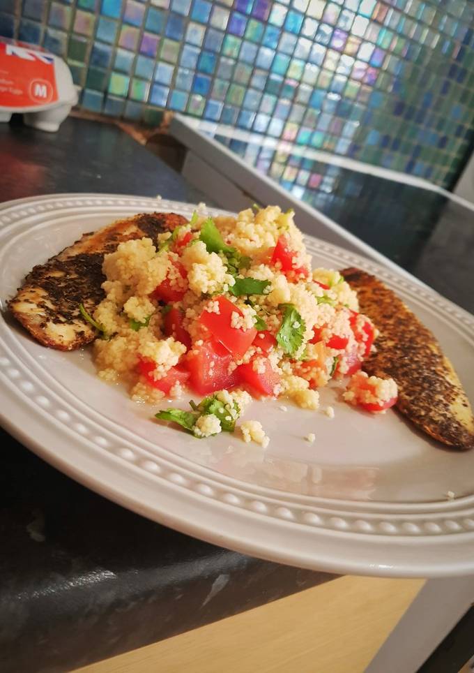 Sea Bass & Lime Couscous Recipe by Michael Fairless - Cookpad