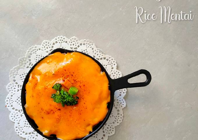 Resep Garlic Vege Rice Mentai oleh Nirastorytummy - Cookpad