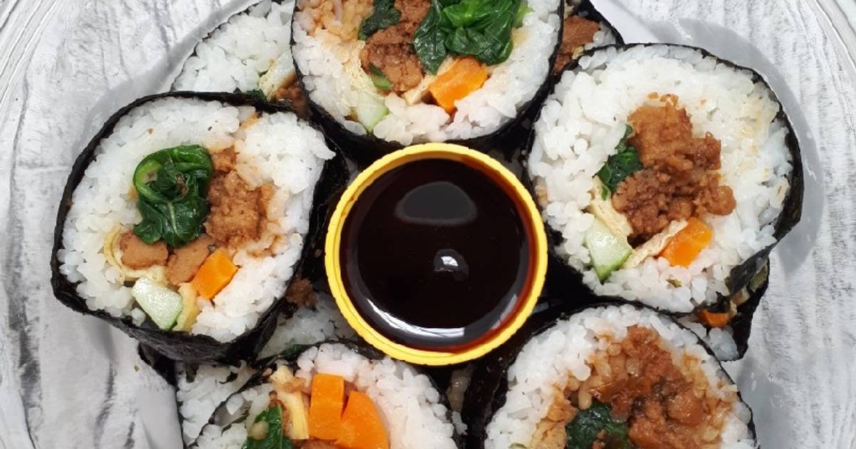 594 resep kimbab enak dan sederhana ala rumahan - Cookpad