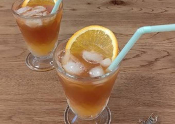 ★Orange Iced Tea★ Recipe by liarraliarra - Cookpad