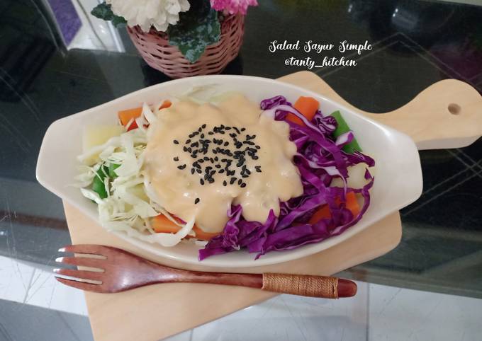 Resep Salad Sayur Simple oleh Tanty suryati - Cookpad