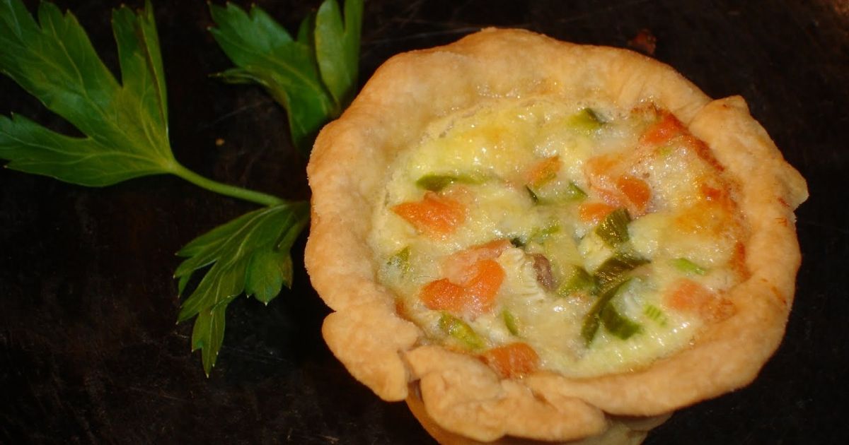 Mini Smoked Salmon And Asparagus Quiches, Jon Style Recipe By Jon Michelena