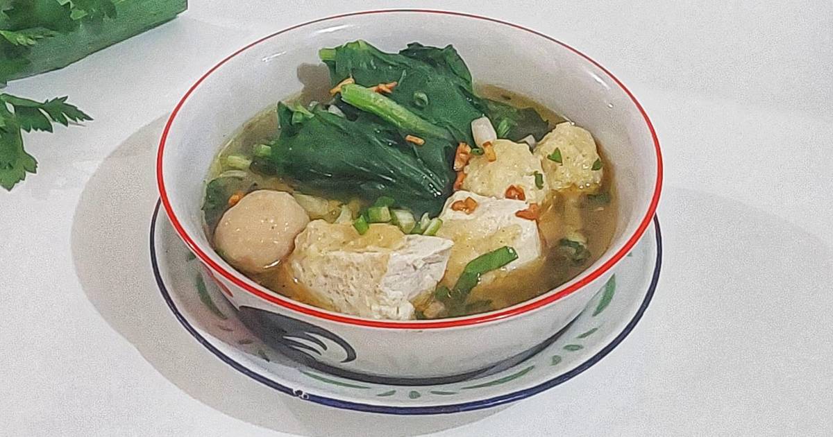 Resep Bakso Tahu Kuah oleh asti - Cookpad