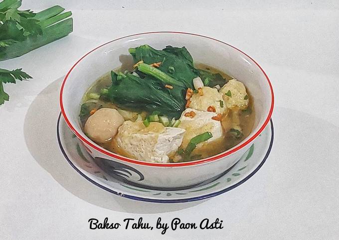 Resep Bakso Tahu Kuah oleh asti - Cookpad