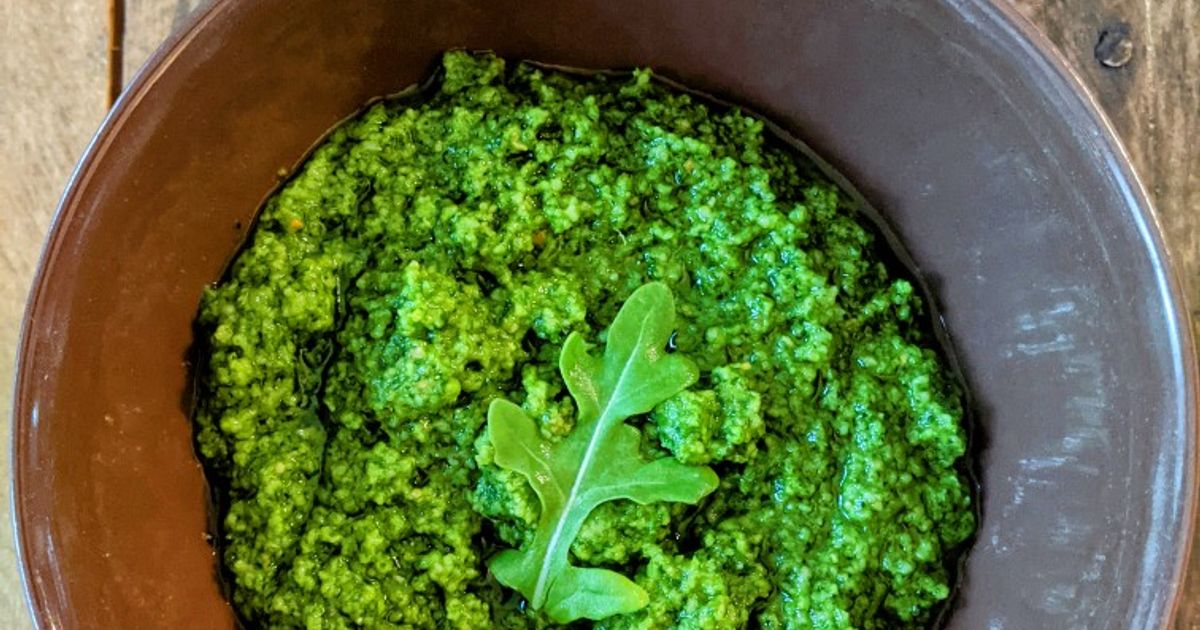 Rucola Pesto Recipe By Globlie Girl