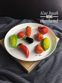 Resep Kue Buah Mini Thailand(thai Kanom Luk Chup) oleh 🍰🍧Dapur Ayu 🍰🍨 ...