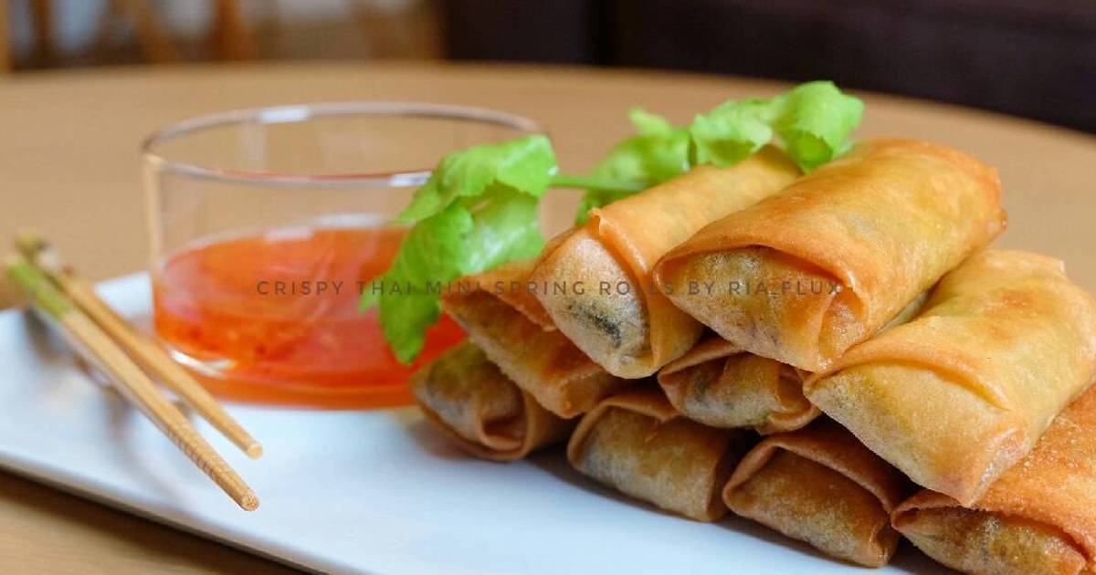 Resep Crispy Thai Mini Spring Rolls oleh Ria - Jono's Bali - Cookpad