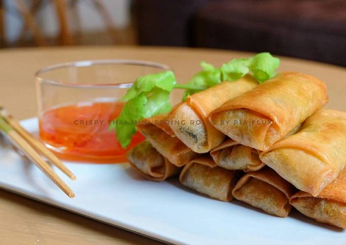 Resep Crispy Thai Mini Spring Rolls oleh Ria - Jono's Bali - Cookpad