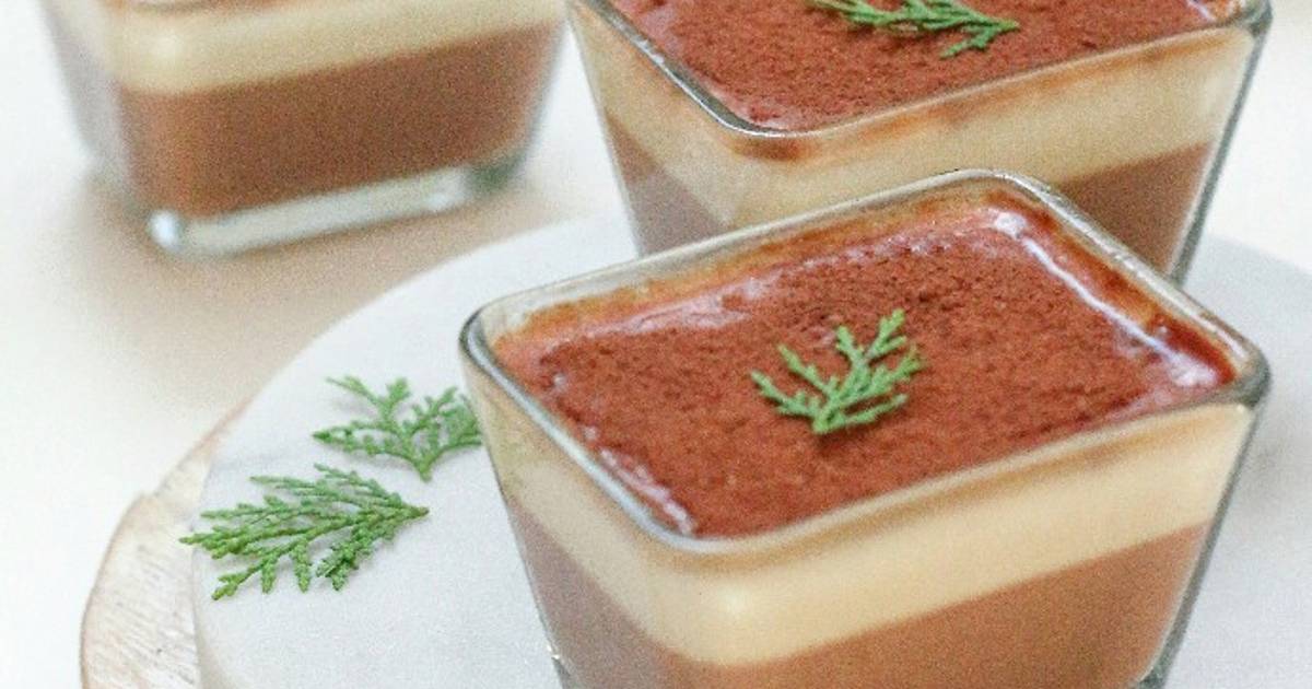 Resep Milo Cheese Pudding oleh Moona's Kitchen - Cookpad