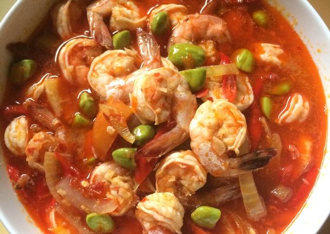 Resep Udang petai kuah pedas oleh Dian N. Mayasari - Cookpad