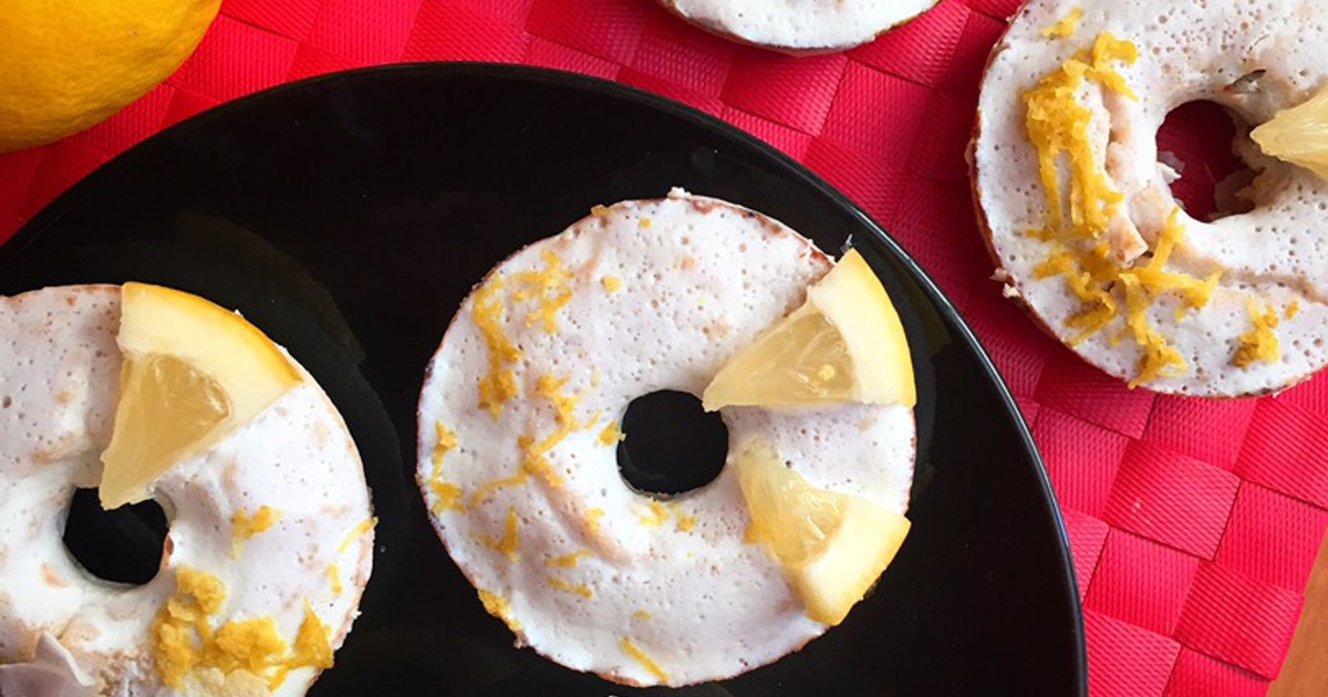 Donuts Fit De Limón Rellenos De Lemon Curd Receta de Nuritmica.fit- Cookpad