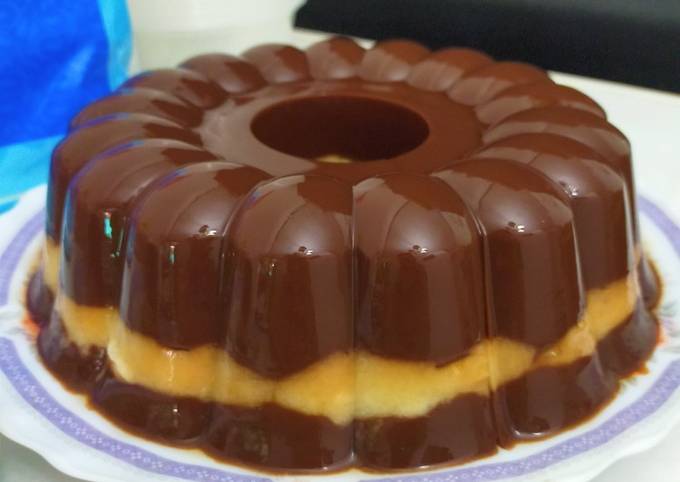 Resep Puding coklat roti tawar oleh Nining Mulyana - Cookpad