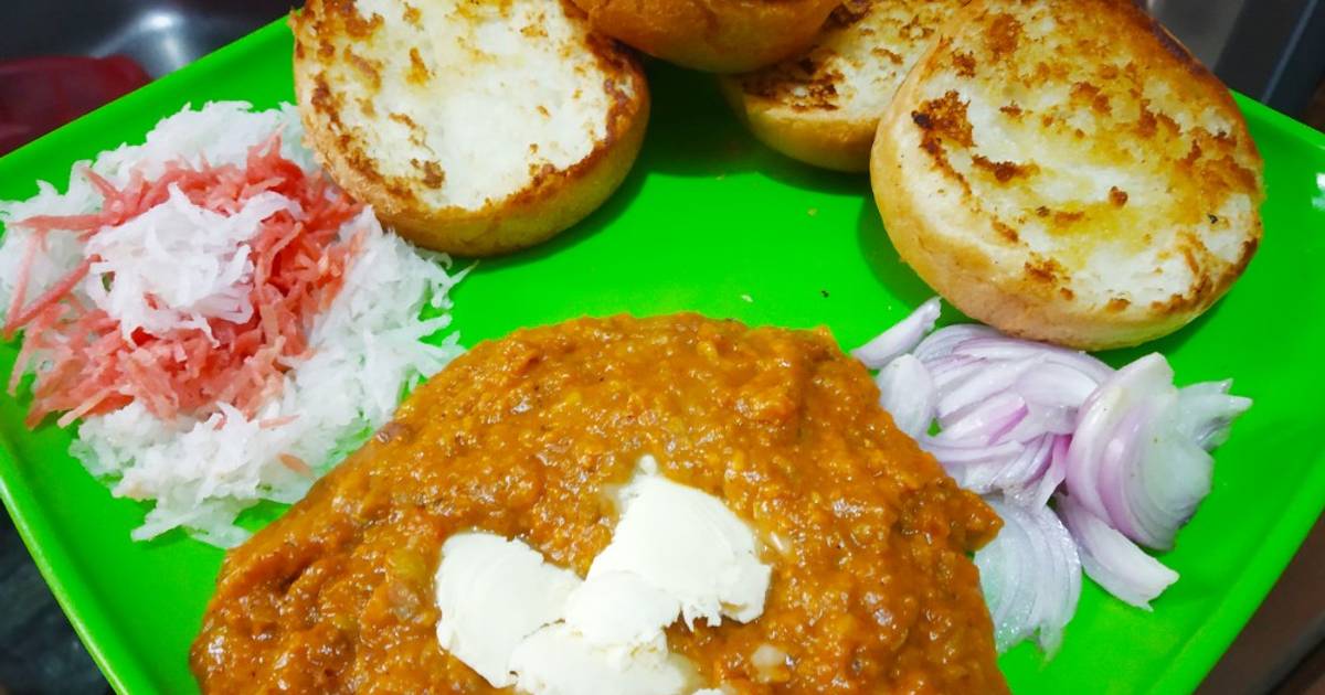 Bhaji Pav Recipe by Kuldeep Kaur - Cookpad