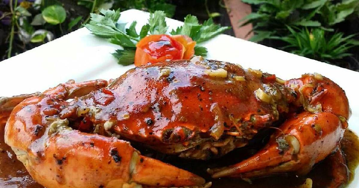 Resep Kepiting lada hitam oleh Dearesphaty - Cookpad