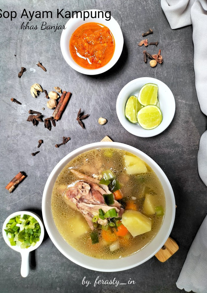 Resep Sop Ayam Kampung (Khas Banjar) oleh Ferasty - Cookpad