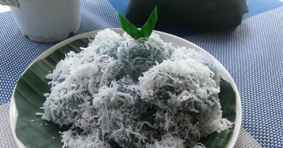 Resep Cenil singkong bunga talang oleh zuliana - Cookpad