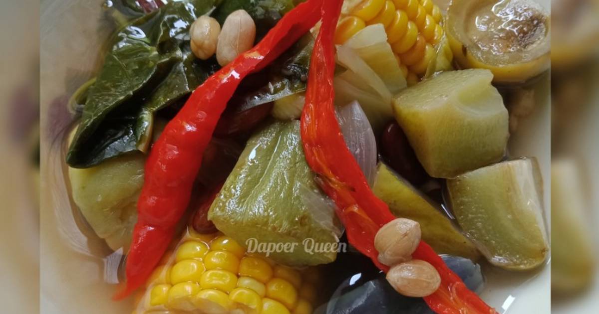 Resep Sayur Asem Campur Bumbu Cemplung oleh Dapoer Queen - Cookpad