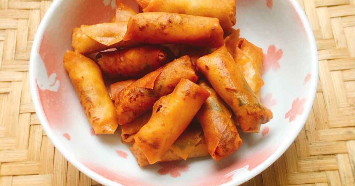 Seaweed And Chicken Floss Spring Rolls Recipe By Linhnguyen (Mẹ Bắp Sữa)