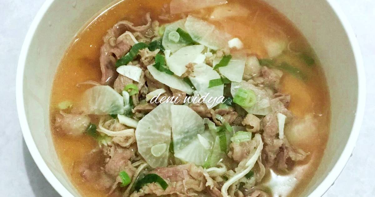 37 resep sup lobak hijau enak dan mudah - Cookpad