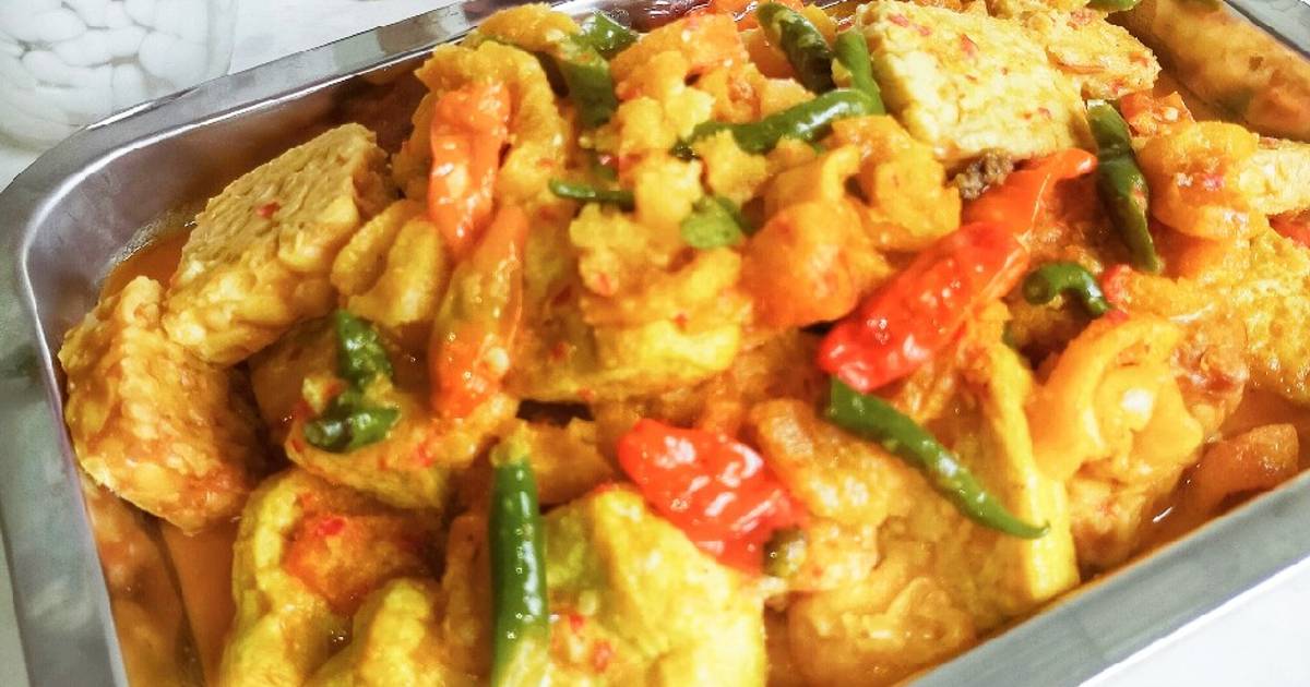 Resep Gulai tempe tahu kerupuk kulit oleh Chiensyn Kuliner - Cookpad