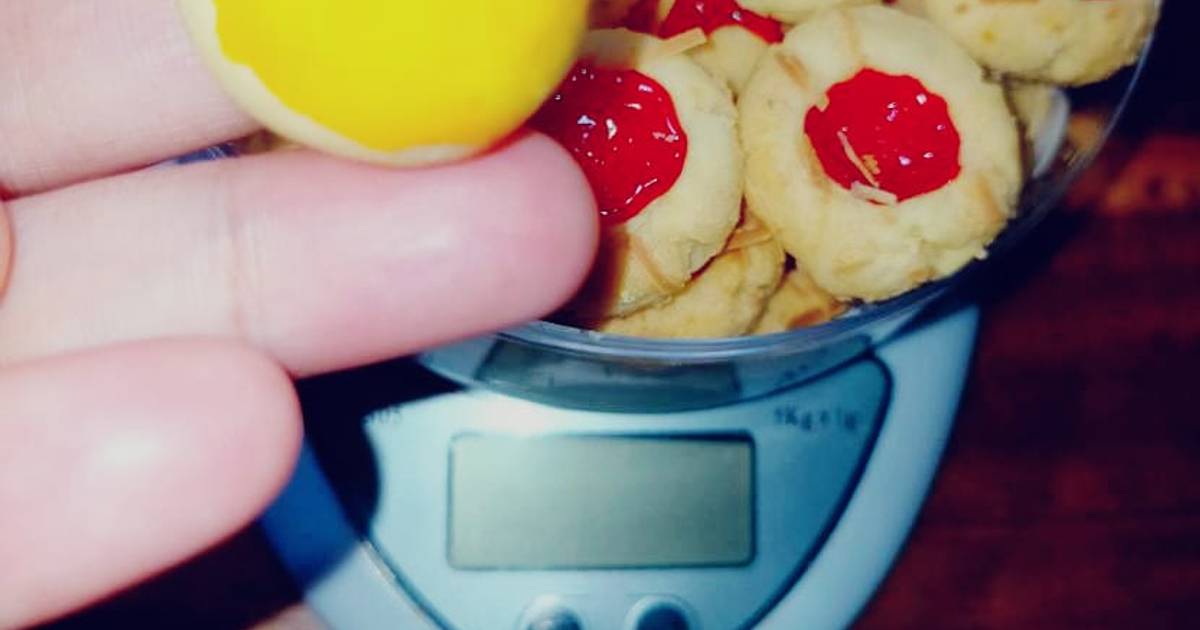 Resep Nastar polos anti gagal &thumbrint selai strawberry oleh Aisyah ...