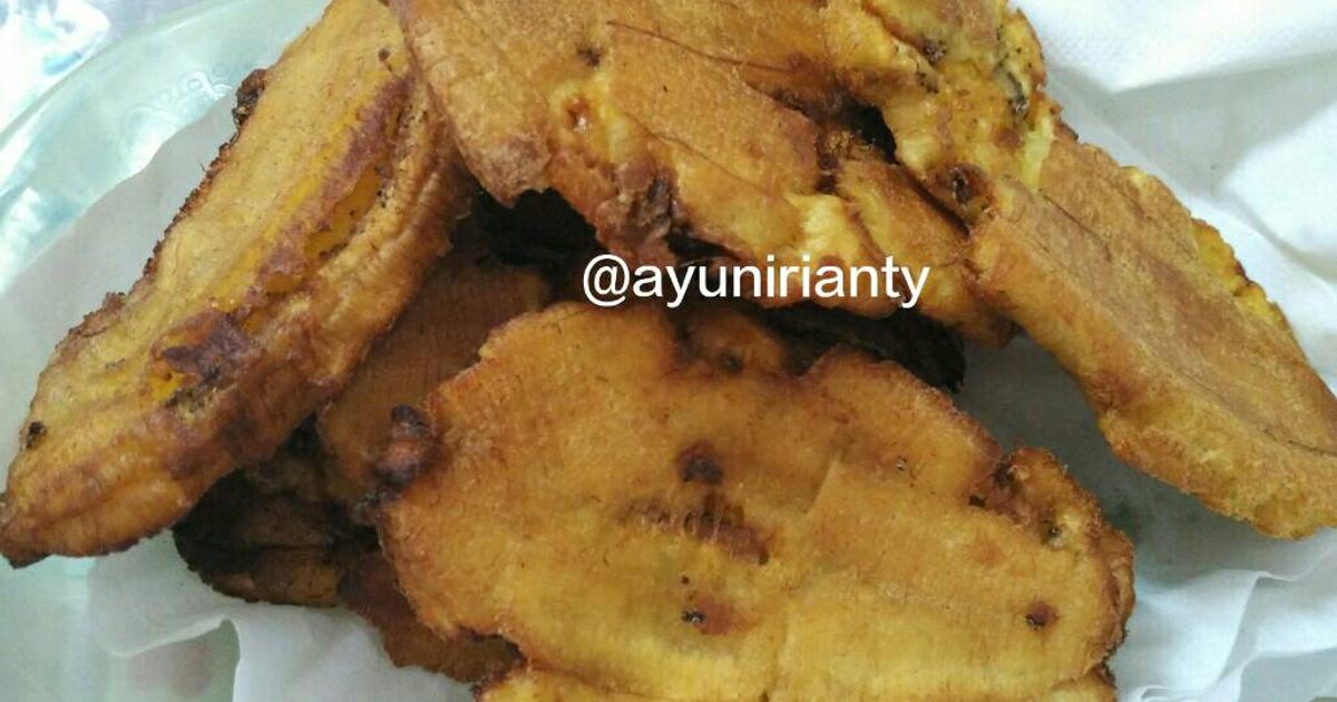 Resep Pisang Tumbuk Goreng Kriuk, 1 Bahan Saja oleh Ayuni Rianty Batto ...