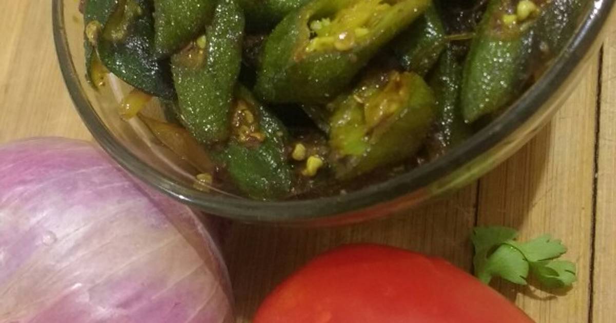 Lady'finger masala Recipe by Pooja Manish Agarwal - Cookpad