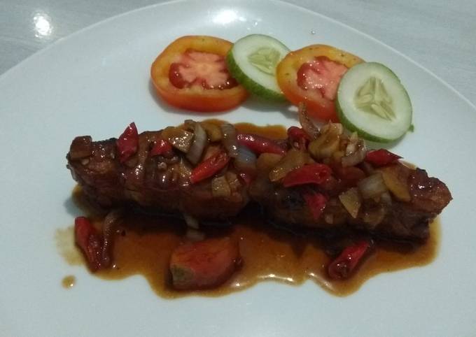 Resep Grilled Tuna With Black Pepper Sauce Oleh Ery S Yuniar Cookpad