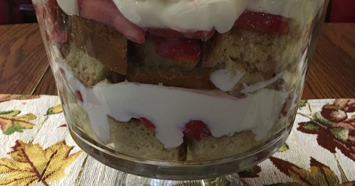 Easy Strawberry Cheesecake Trifle Recipe By 🌈Ninja Momma Kitchen🌈