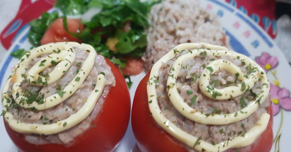 Tomates rellenos Receta de Clari- Cookpad