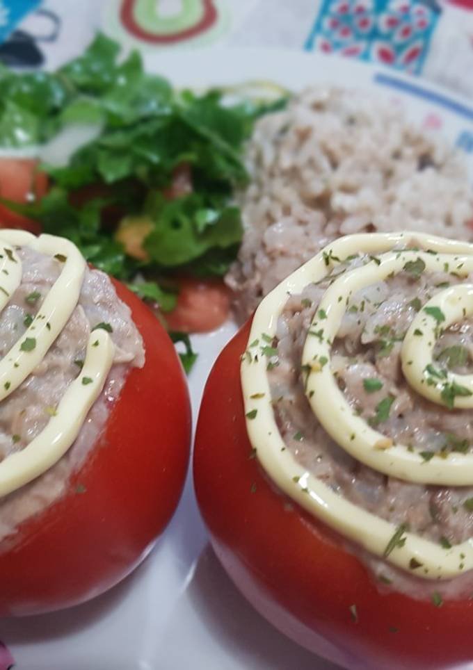 Tomates rellenos Receta de Clari- Cookpad
