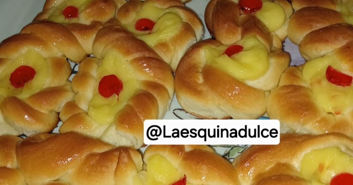 Facturas Con Crema Pastelera Receta de LUPE- Cookpad