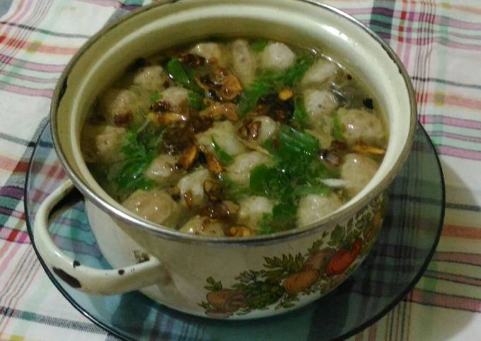 Resep Kuah Bakso Kaldu Ayam oleh Pawon Ndeso Artikah - Cookpad