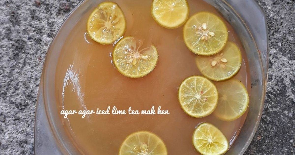Resep Agar Agar "Iced Lime Tea" oleh MalikaSaskia - Cookpad