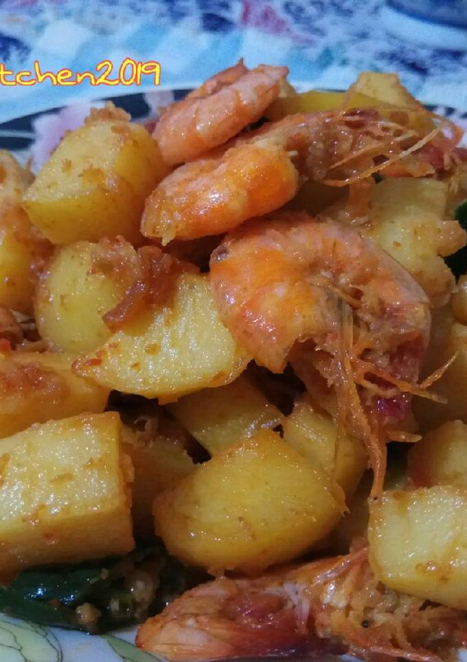 Resep Sambal Goreng Kentang & Udang (16#) oleh Tiens Kitchen - Cookpad