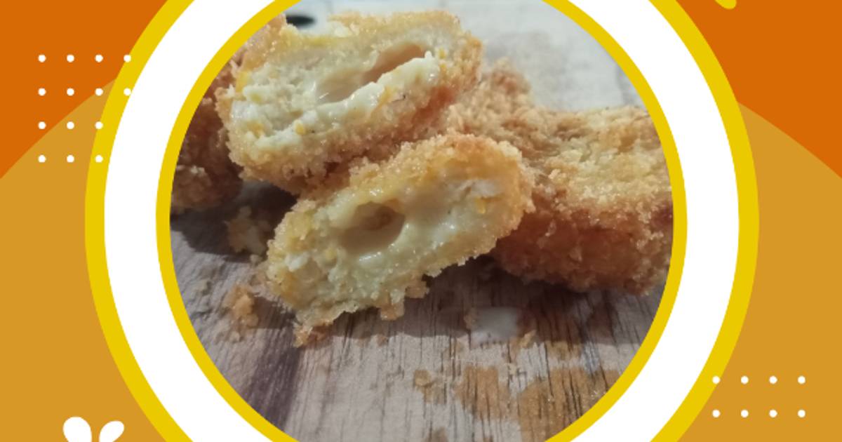 24 resep nugget ayam isi keju leleh enak dan mudah - Cookpad