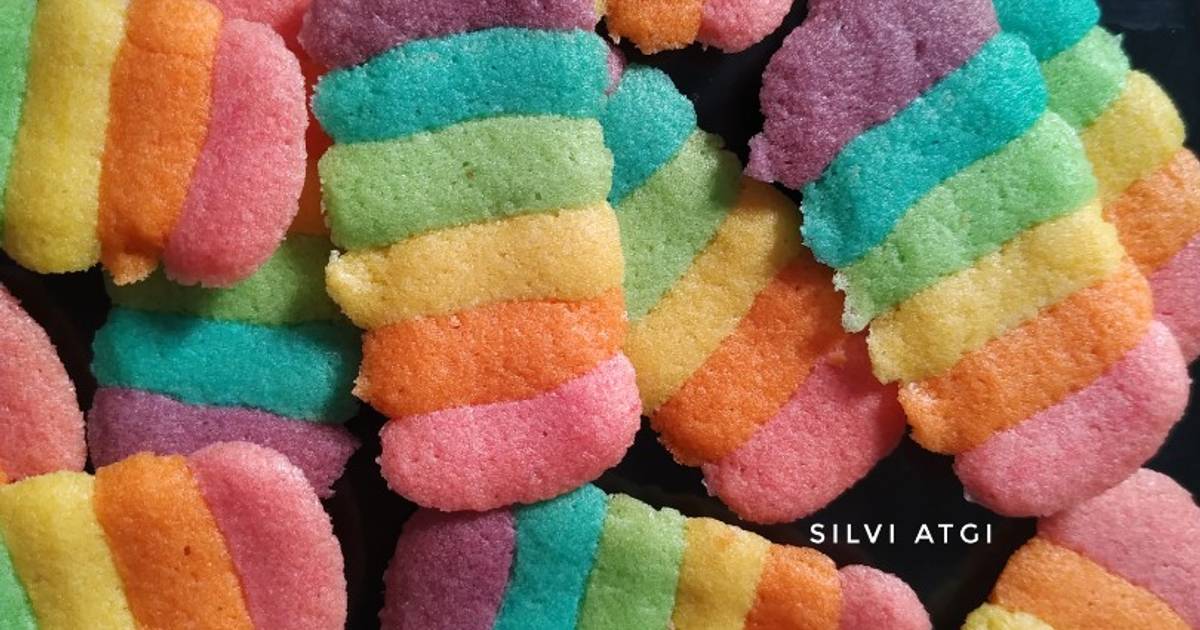 342 resep lidah kucing rainbow enak dan mudah - Cookpad