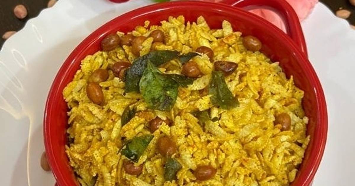 चिवड़ा (Chivda recipe in Hindi) रेसिपी बनाने की विधि in Hindi by Indu ...