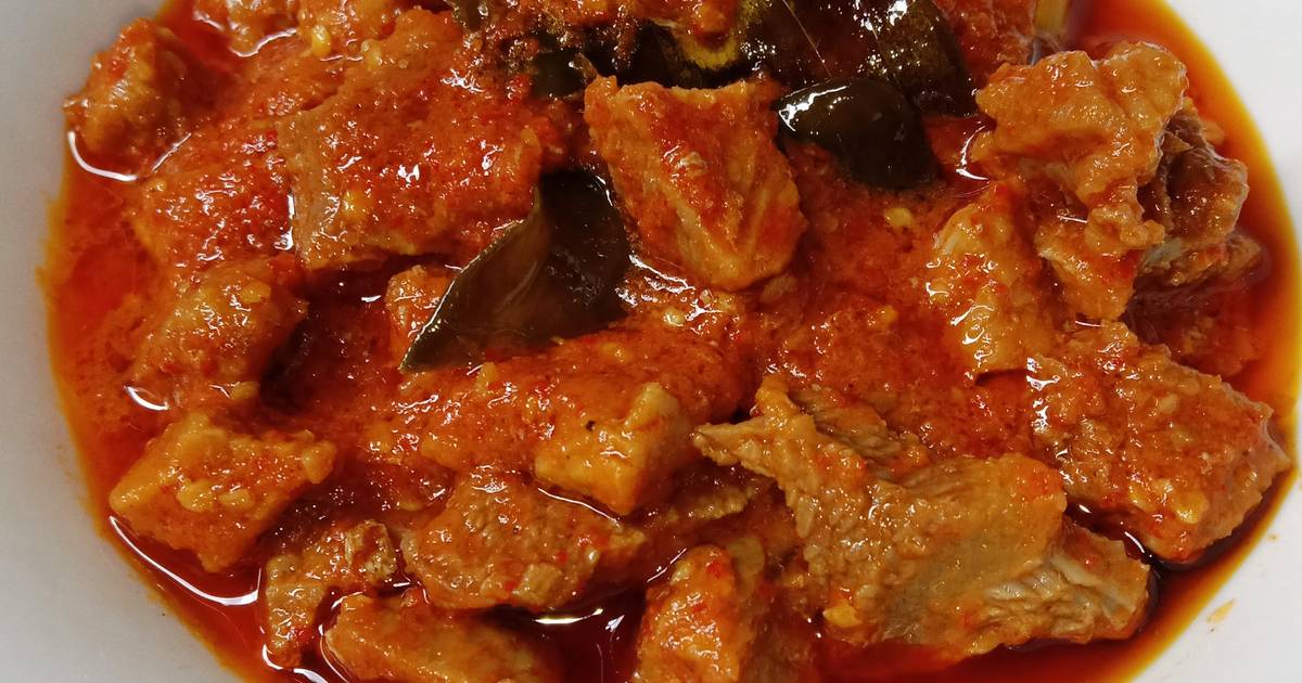 Resep Daging Kuah Merah oleh Siti Hadijah Karo Karo - Cookpad