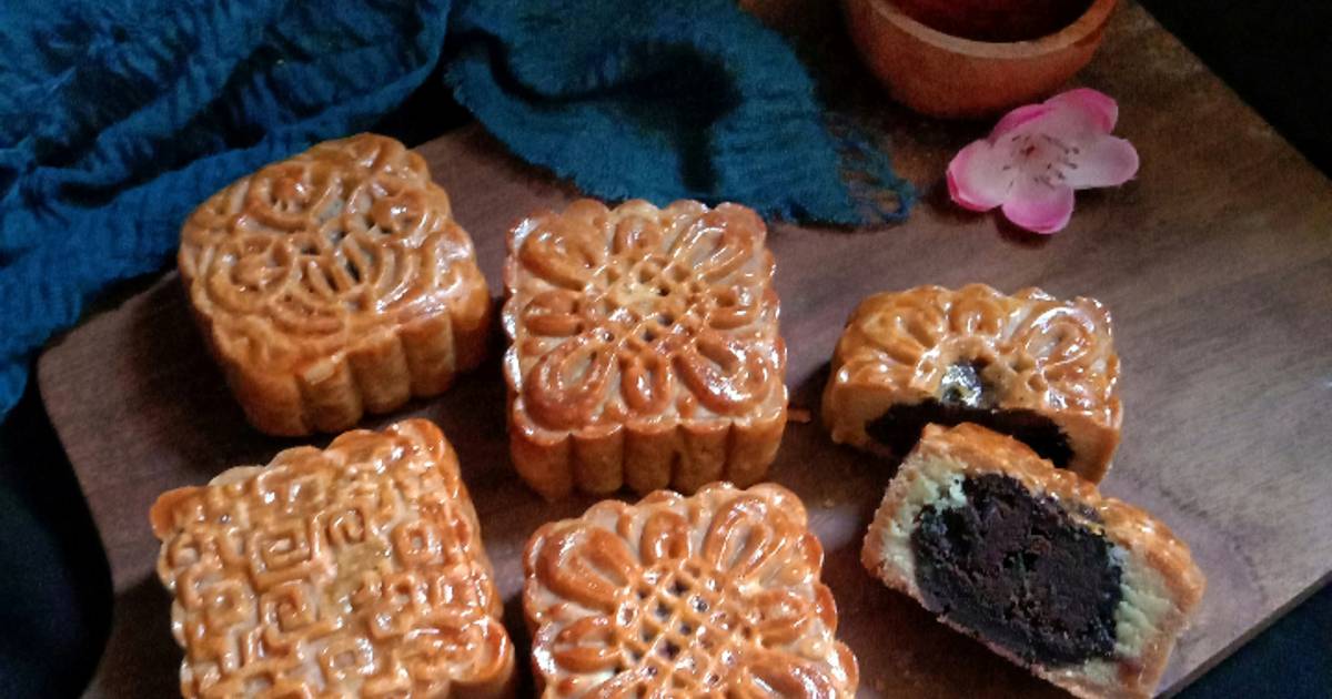 Resep Mooncake Coklat Keju oleh Adelia Firdaus - Cookpad