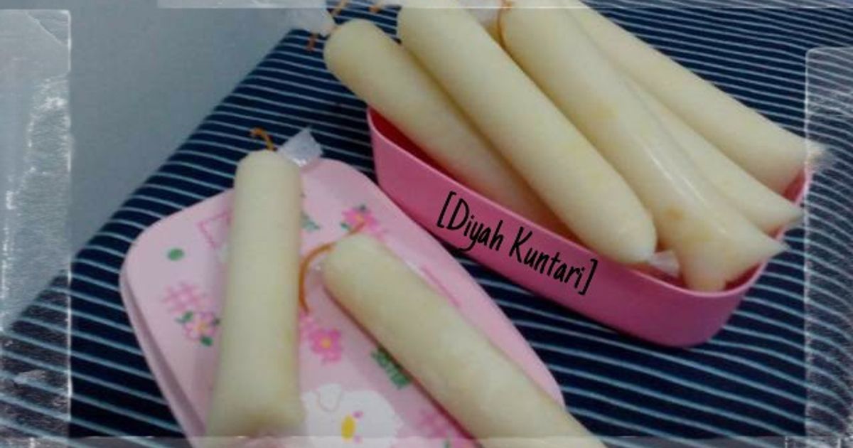 Resep es mambo lembut tepung kanji rumahan enak dan mudah - Cookpad