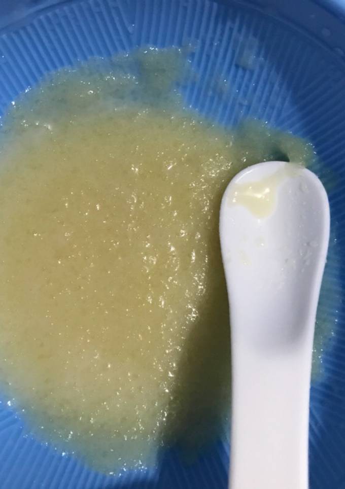 Resep Snack MPASI 6 bulan : Puree Apel Kukus oleh adeirmas - Cookpad