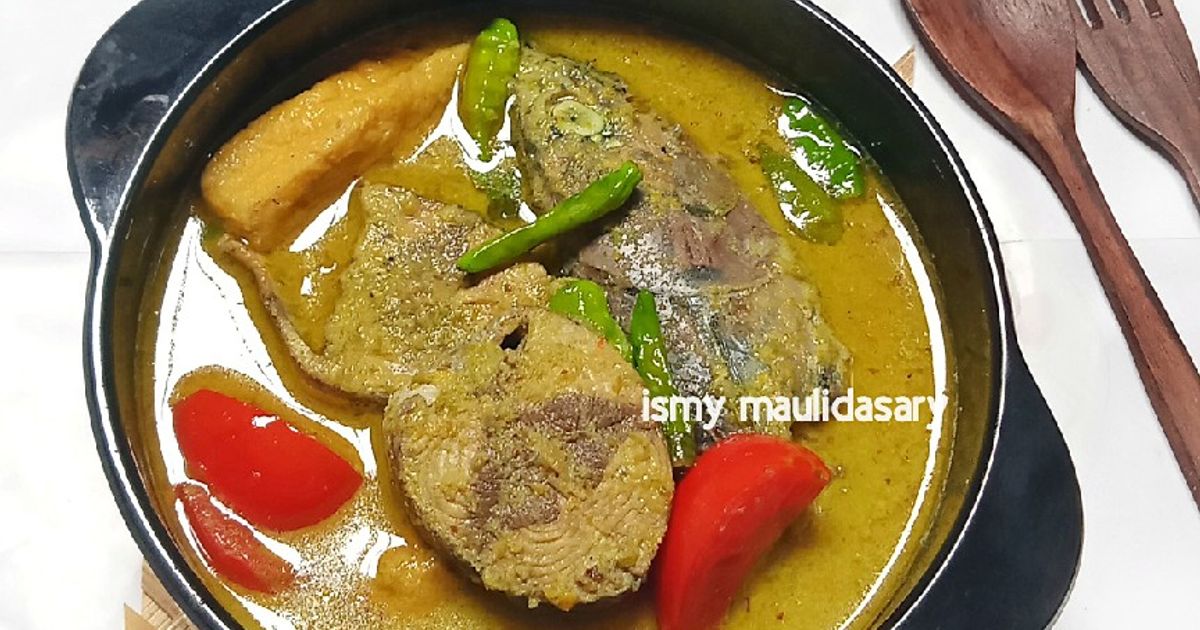 Resep ikan daun tahu kuah kuning rumahan enak dan mudah - Cookpad