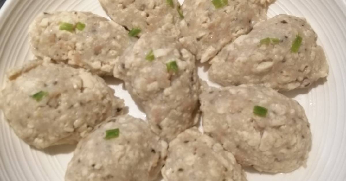 Steam Tofu with Ground Pork and Minced Fish Recipe by Meme - Cookpad