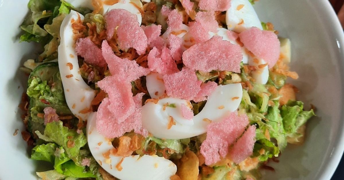 Resep Selada Padang enak dan mudah, salad khas Minang