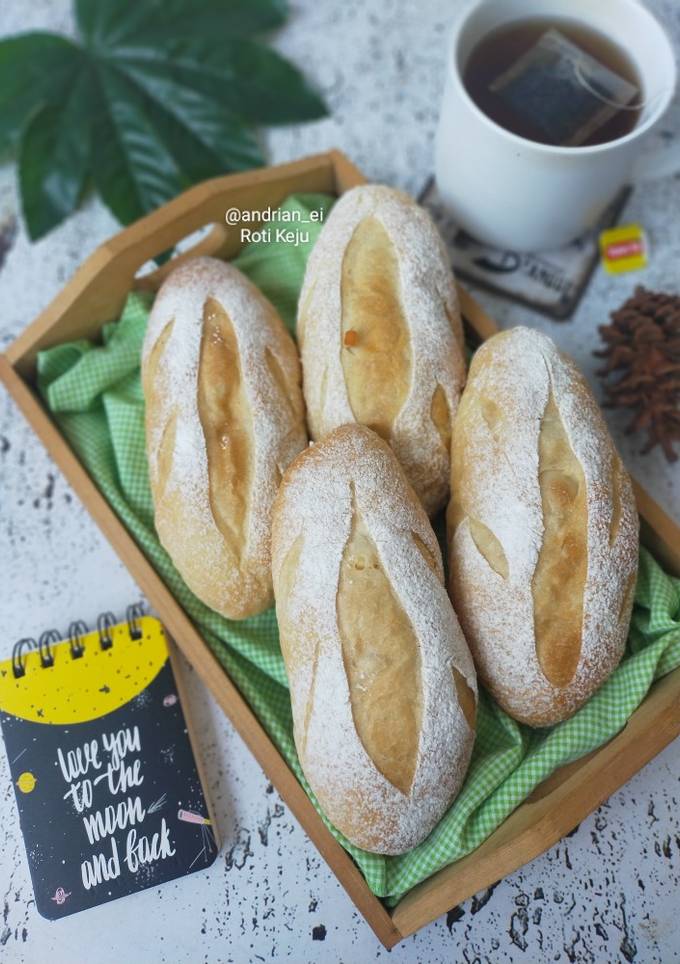 Resep Roti Keju (Tanpa Telur, Tanpa Ulen, Overnight Dough) oleh Bunda Ei - Cookpad