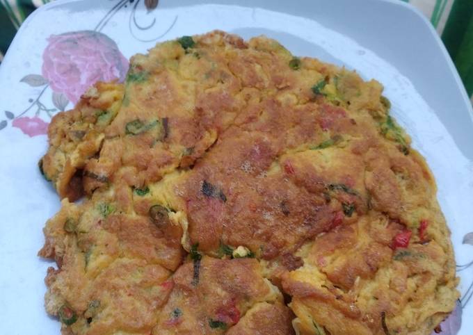 Resep Telur Dadar Barendo oleh Nurul_fajri - Cookpad