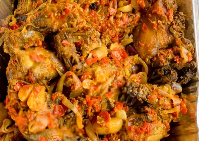 Peppered chicken girki daga Ayshat Adamawa(U. Maduwa) - Cookpad